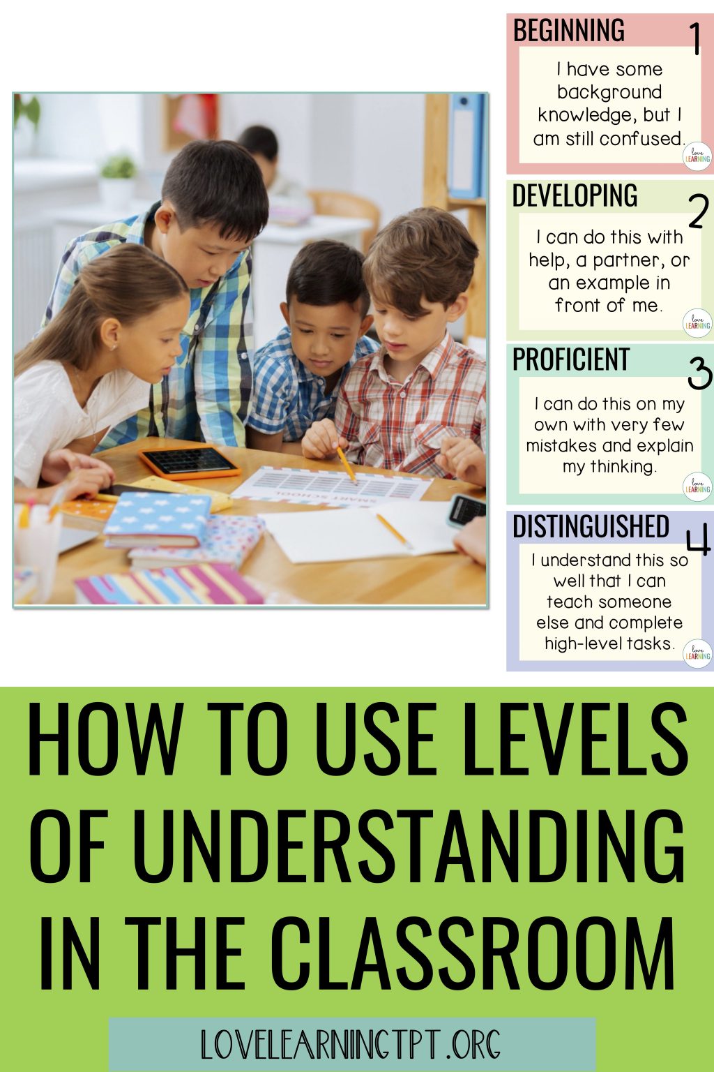 How to Use Levels of Understanding in your Classroom - Love Learning