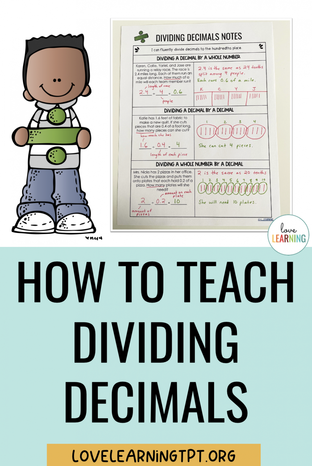 How to Teach Dividing Decimals to 5th Graders - Love Learning